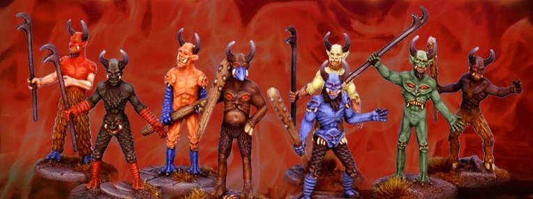 Pousse Plomb: Medieval Demon Miniatures