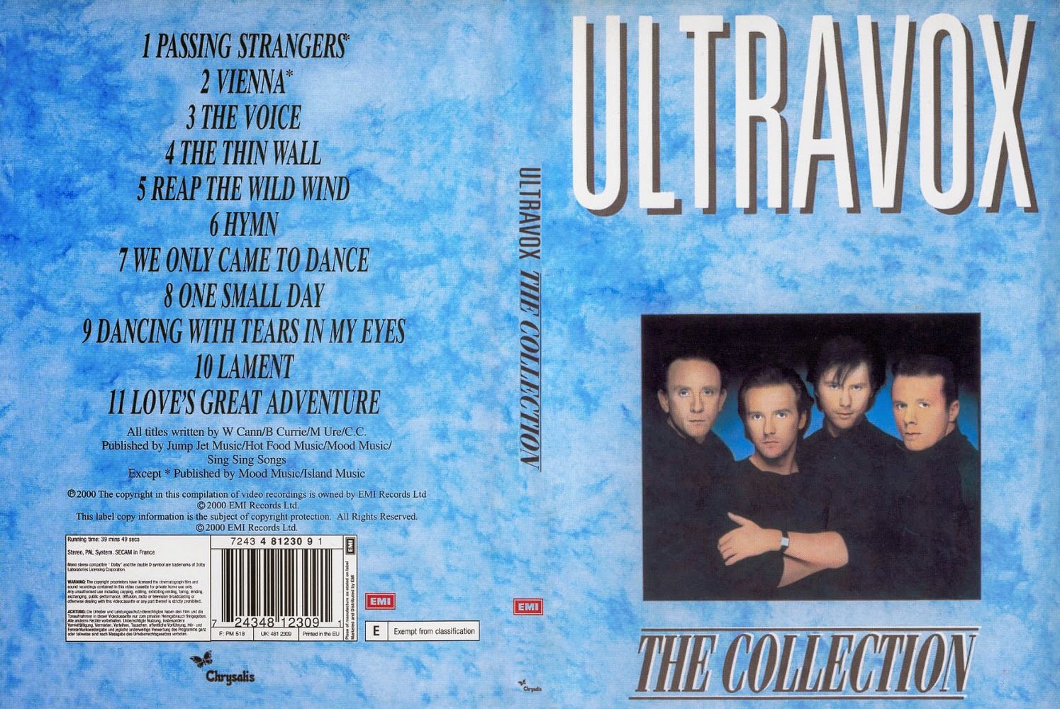 BANCA DO ROCK Rock Concert DVD: 3050 - DVD - ULTRAVOX - BOOTLEG