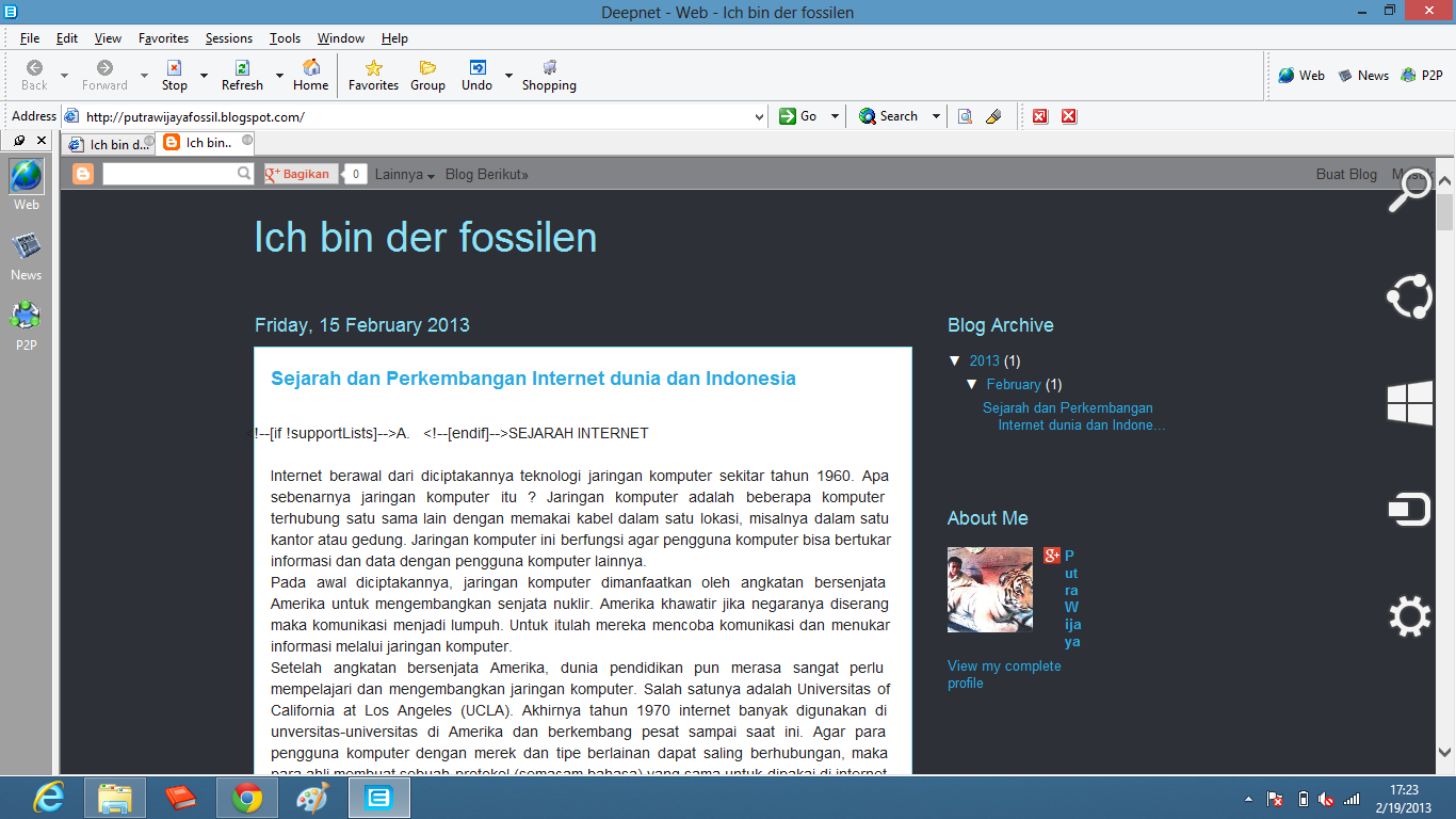 Ich bin der Fossilen: Macam - macam Web Browser Beserta Penjelasannya.