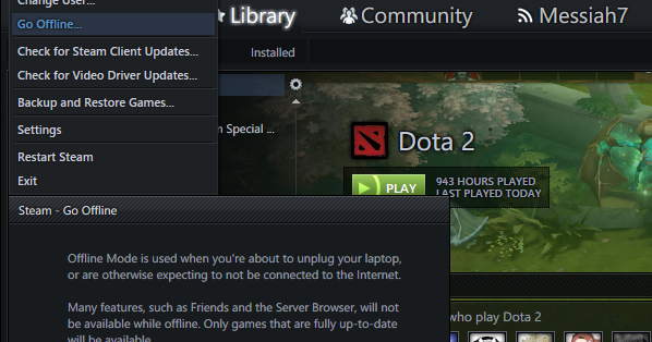 DOTA 2 Updates, Tips and Tricks: [Solved] DOTA 2 Offline Mode