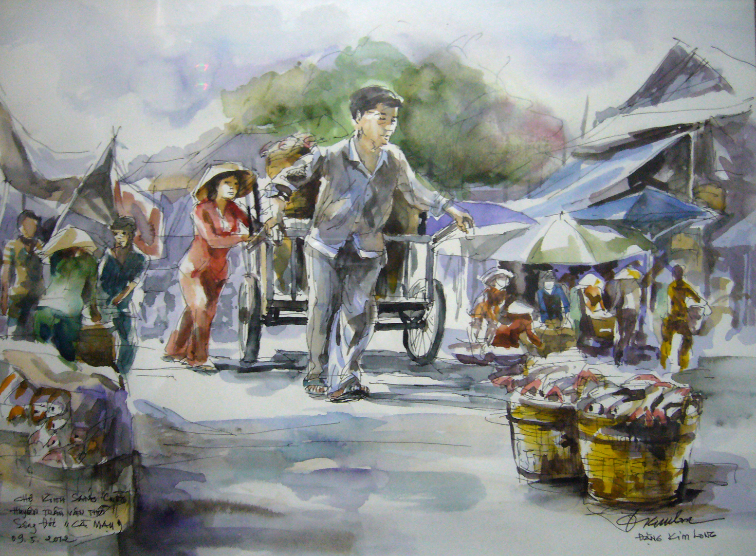 Artist DANG KIM LONG: Artist DANG KIM LONG (1955)