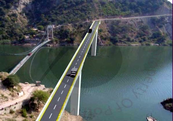 Model of New Dangali Bridge | Dadyal