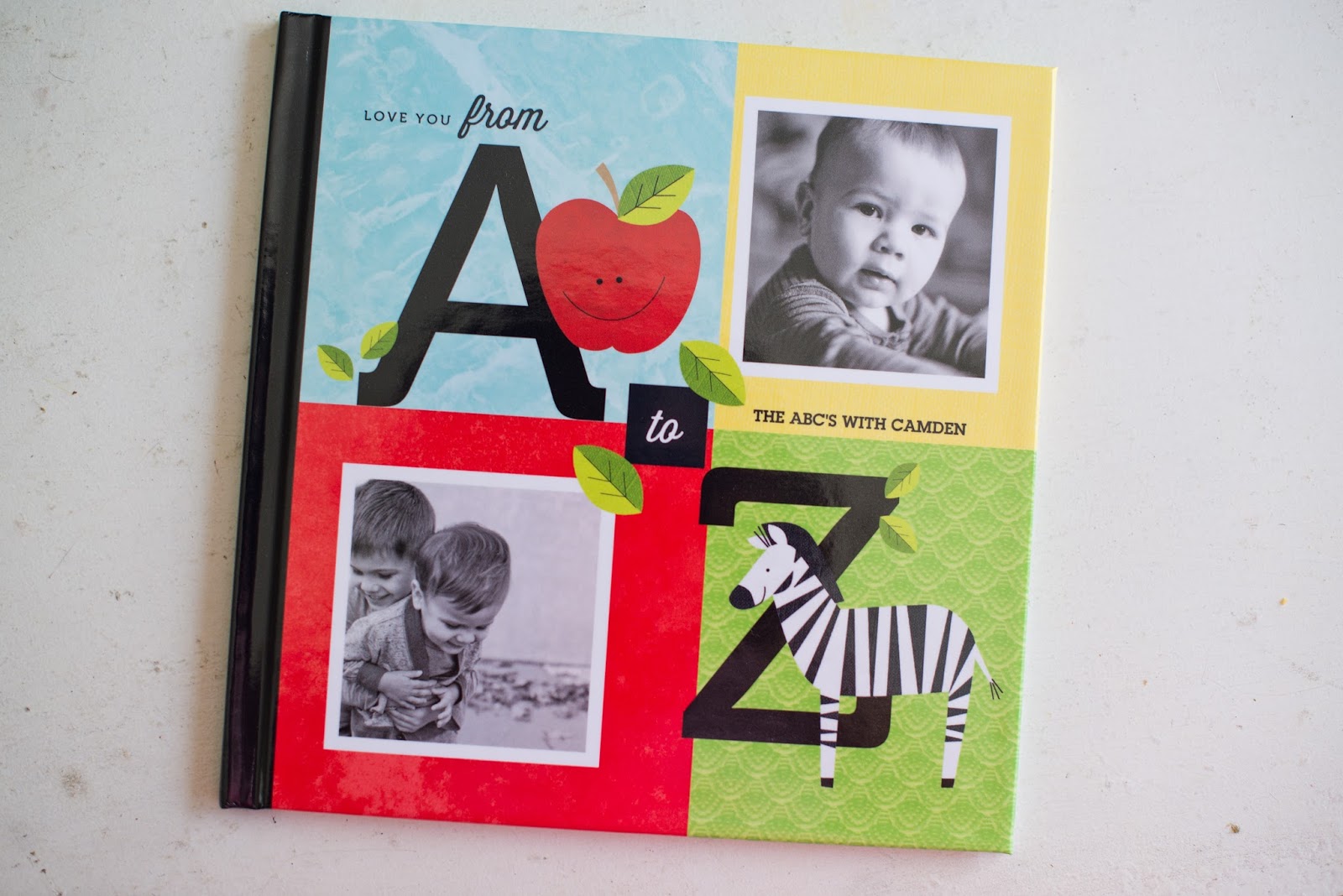 Domestic Fashionista: Personalized Alphabet Photo Book