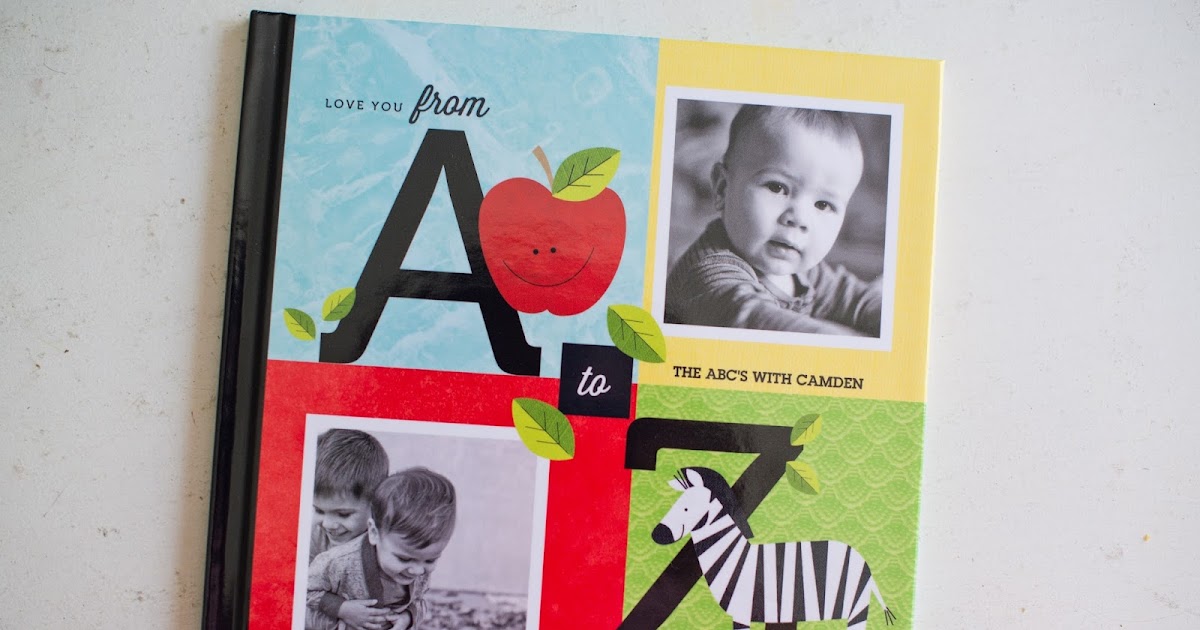 Domestic Fashionista: Personalized Alphabet Photo Book
