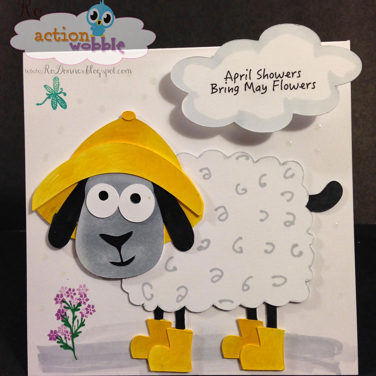 Toodle Noodle Creative: Action Wobbles Card for Ewe