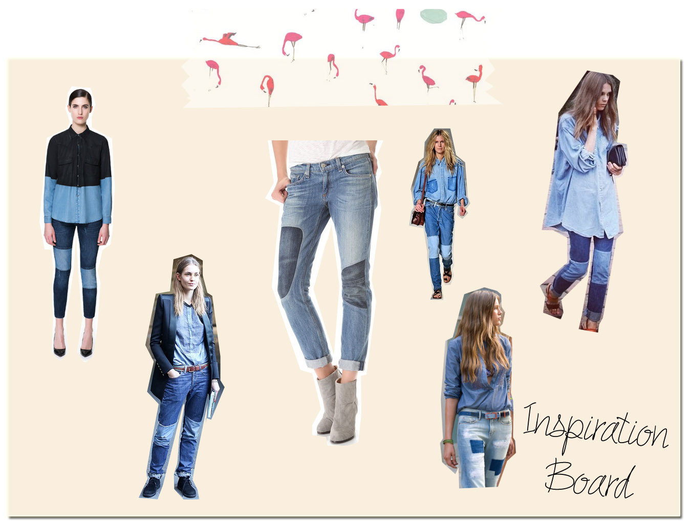 Une touche de rose ENG: Patchwork Jean :: DIY