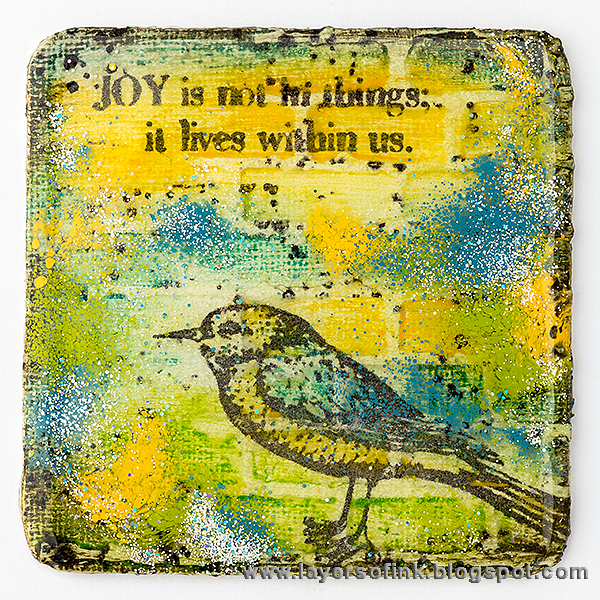 Layers of ink: Mini Art Panels with UTEE tutorial