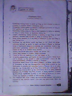 Patricia Raneses Filipino 3-1: Kinagisnang Balon