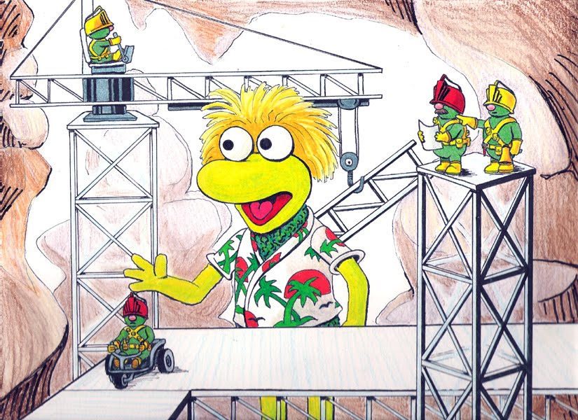 Tim Sale Board Weekly Sketch Blog: Wembley & the Doozers