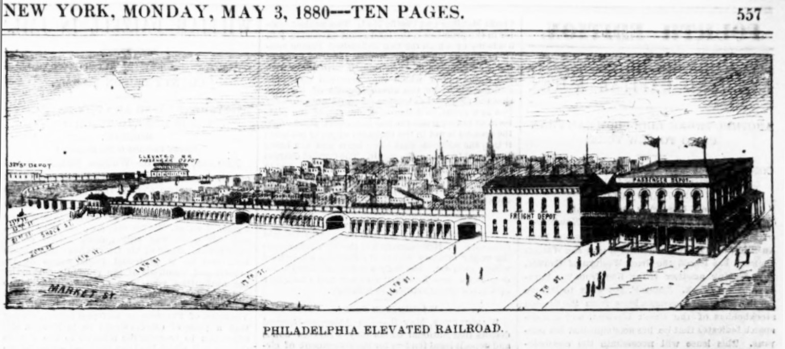 Philly & Stuff: Philadelphia Elevated Railroad - NY Daily Graphic 3 May ...
