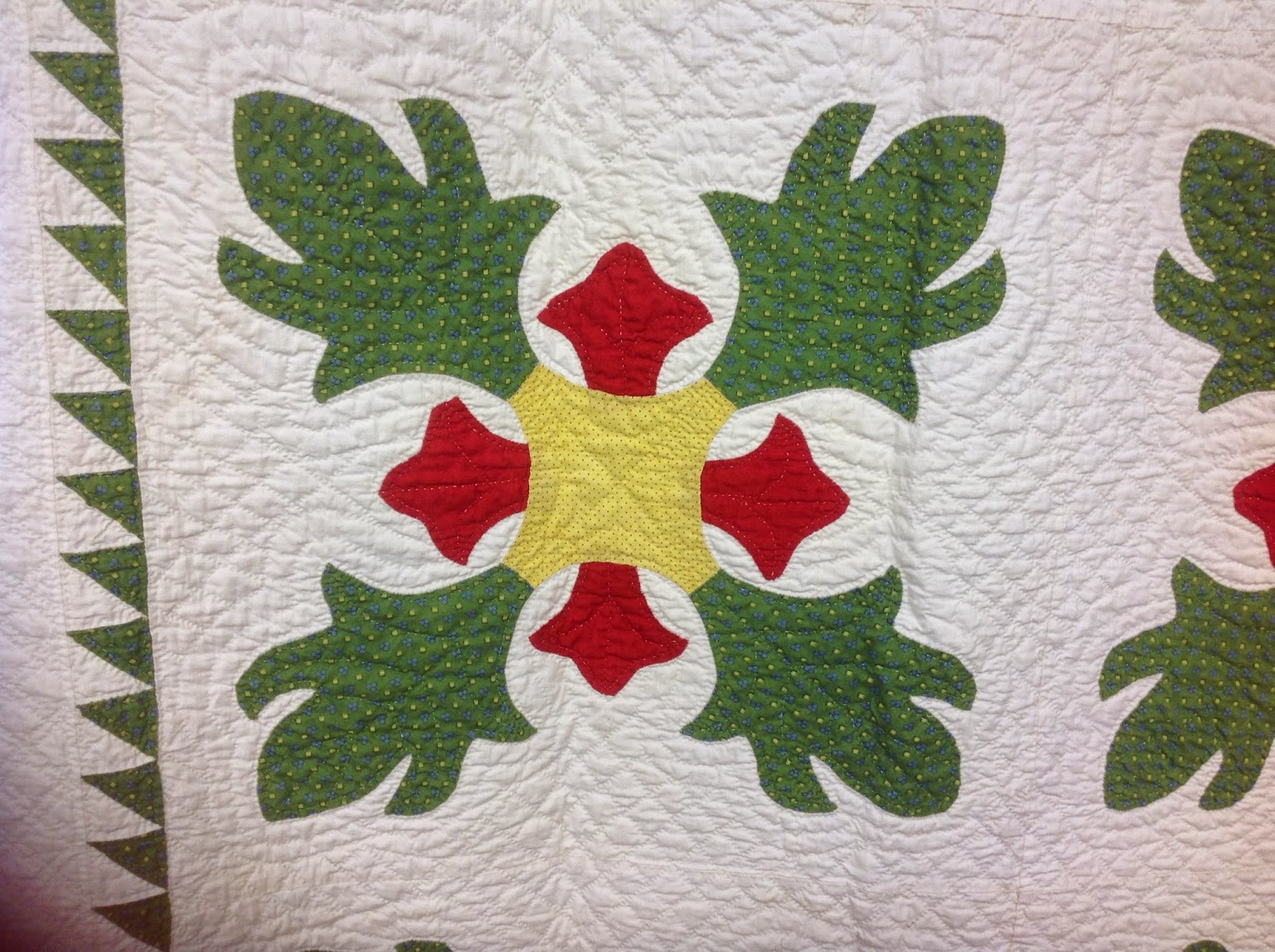 Collector With A Needle: Part One RMQM Red and Green Antique Quilts