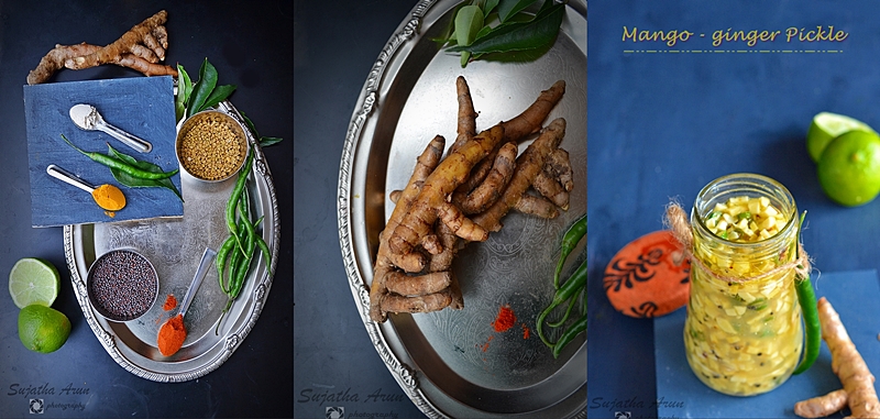 Spices and Treats: Mango-Ginger Pickle | Manga-inji Oorugai