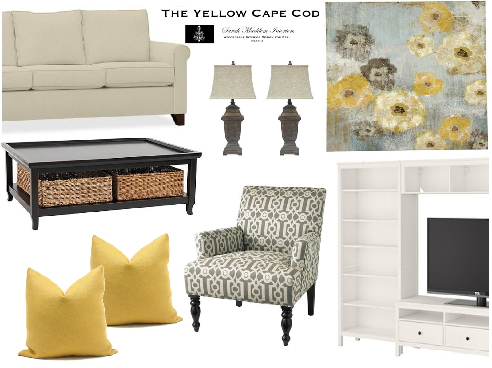 The Yellow Cape Cod: Warm and Sunny Kitchen/Family Room