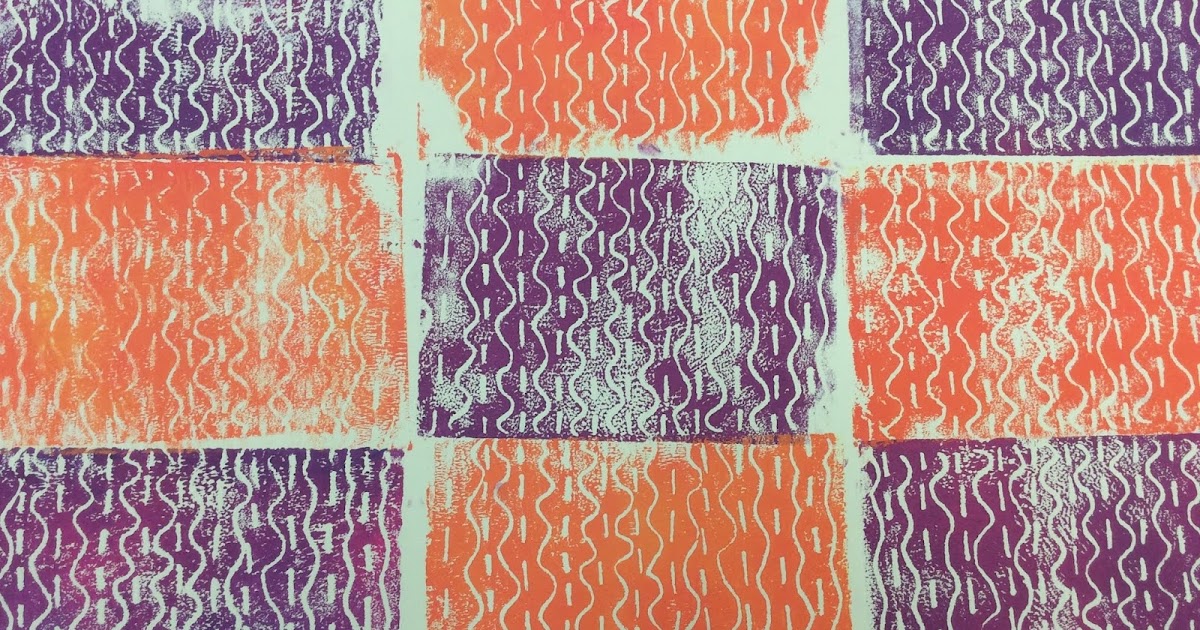 Art with Mrs. Elliott : Printing Patterns in First Grade