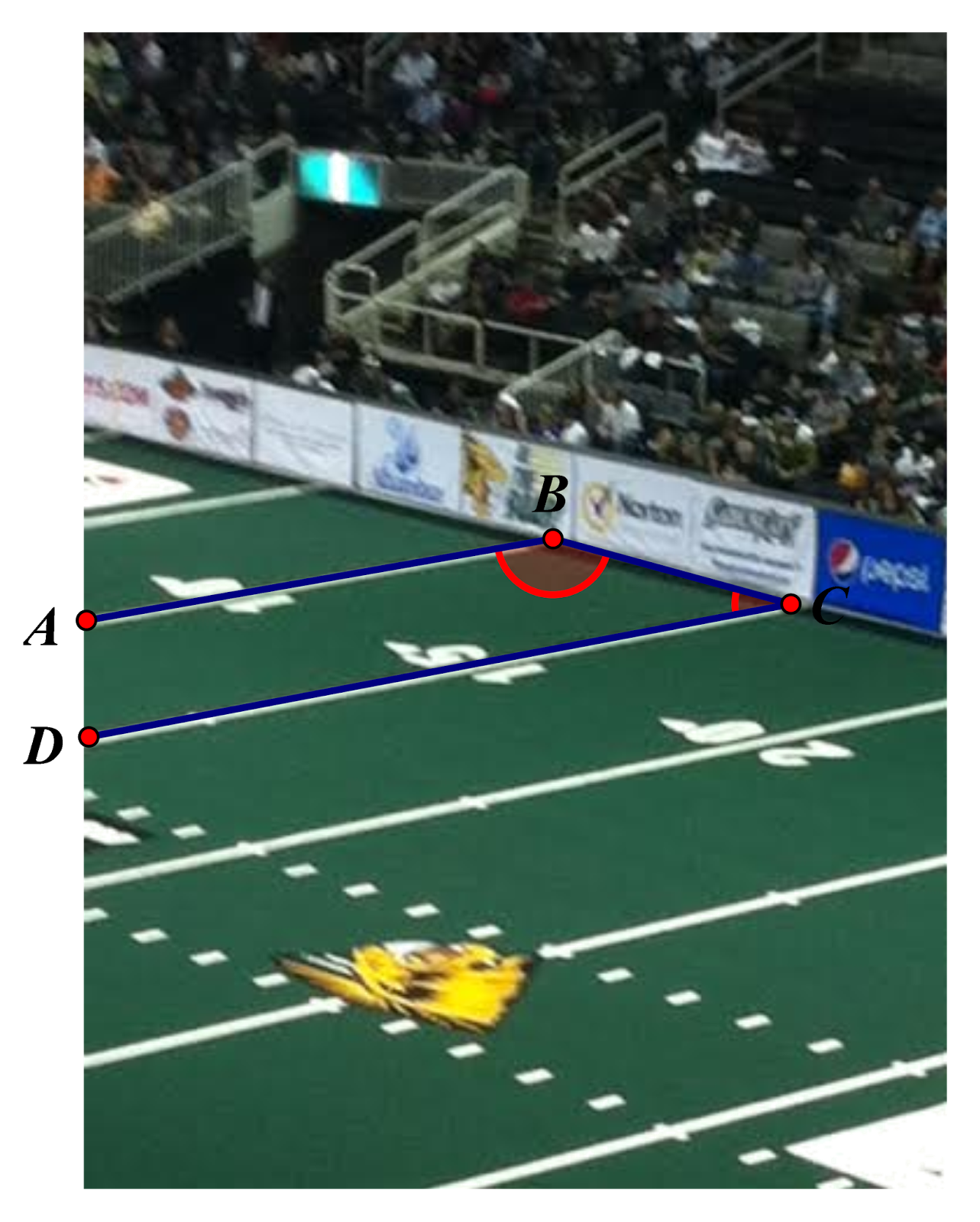 Oakwood's Geometry Hunters: Parallel Yardlines