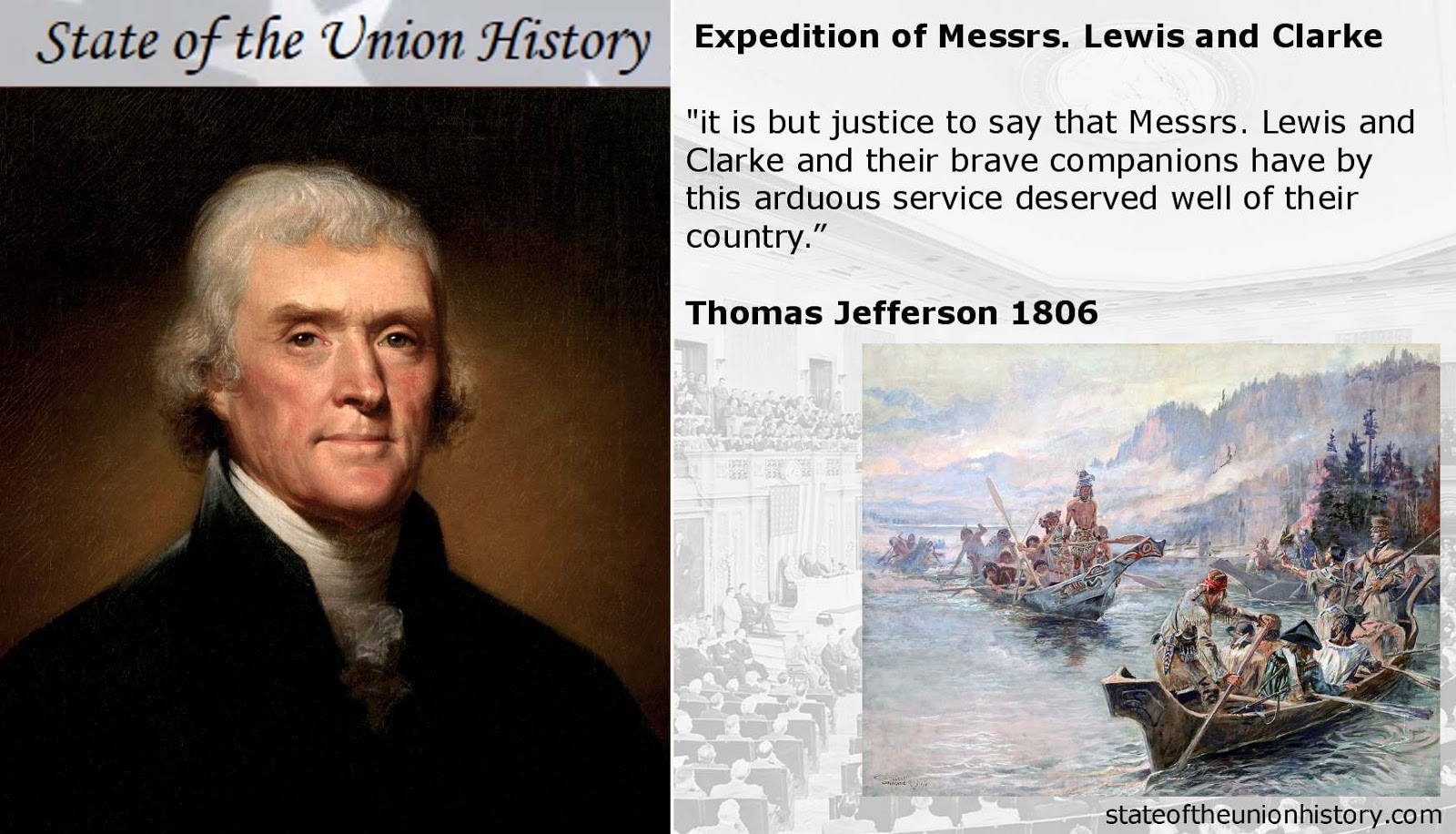 President Jefferson Lewis And Clark