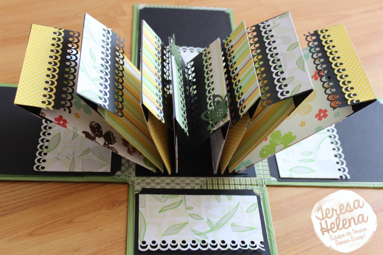 Piensa Scrap: RETO MAYO! Explosion Box Mini Álbum!!