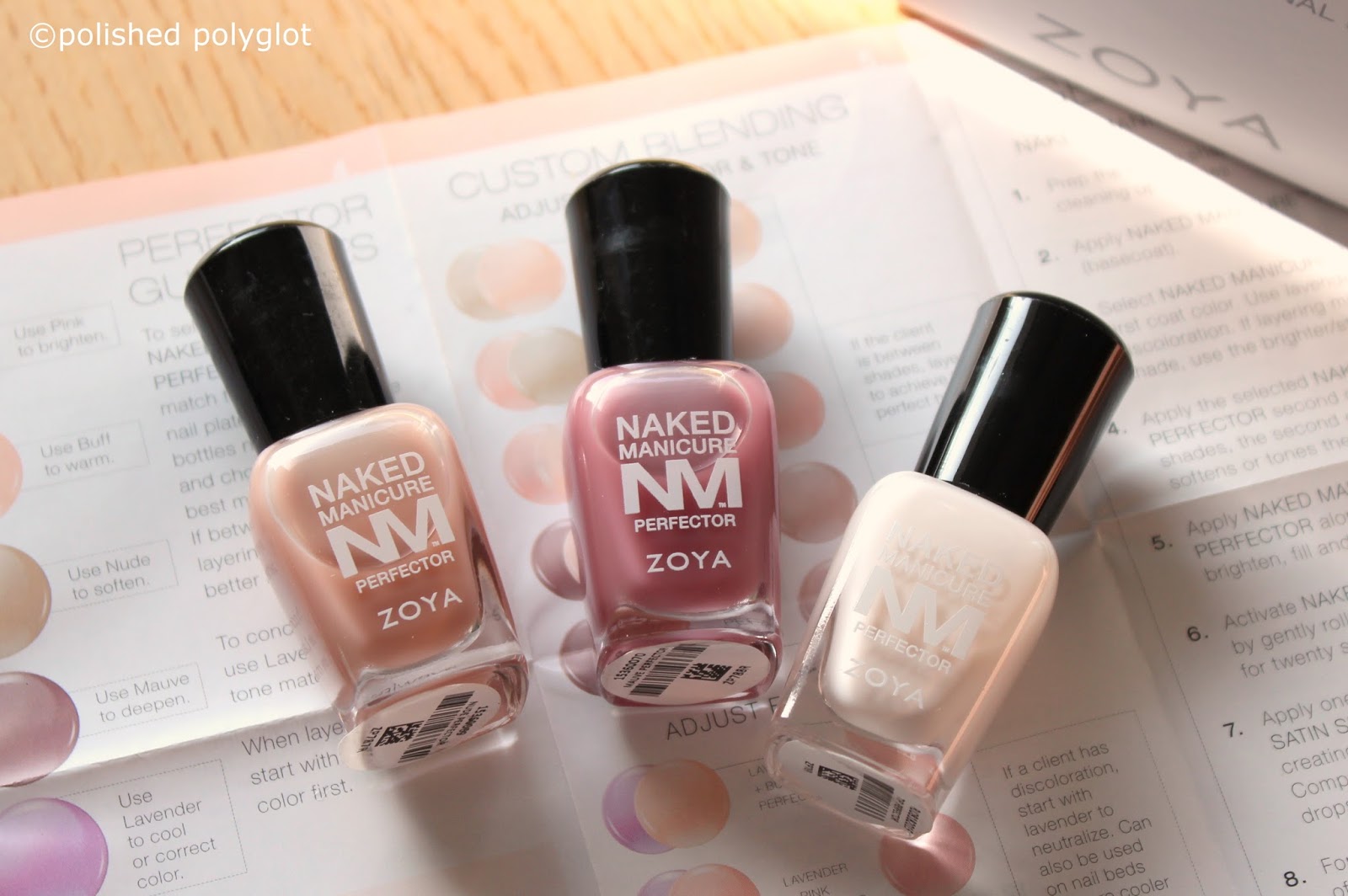 Zoya NAKED MANICURE - No polish polish / Polished Polyglot