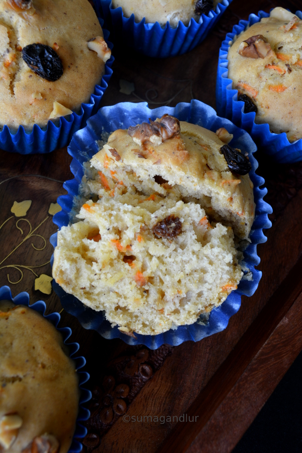 Veggie Platter: Golden Nugget Carrot Muffins