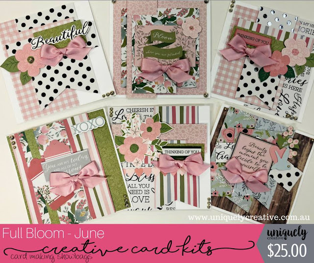 Tania's Creative Space: Uniquely Creative - DT Creative Card Kit - June