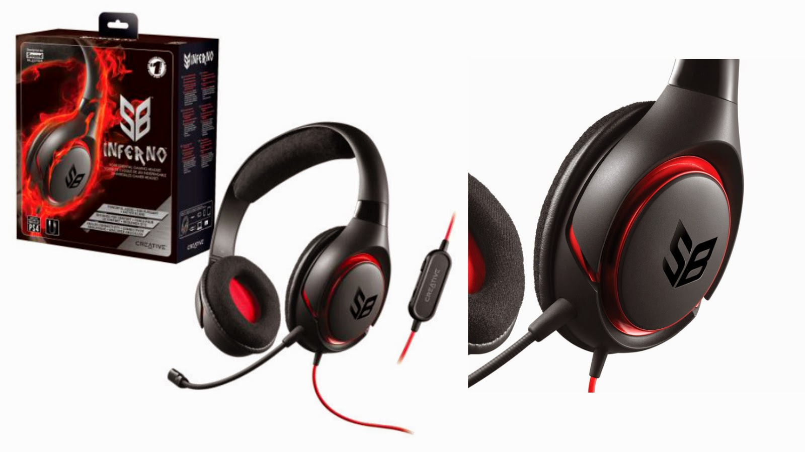 Creative introduced SB Inferno Gaming Headset | Headphones World