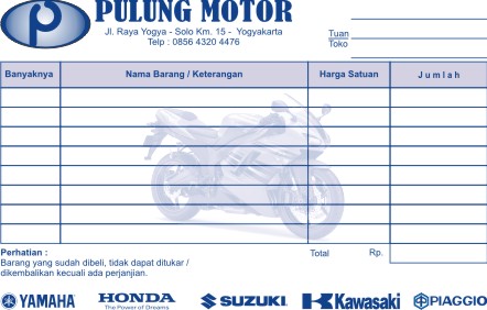 PERCETAKAN SOLO: NOTA