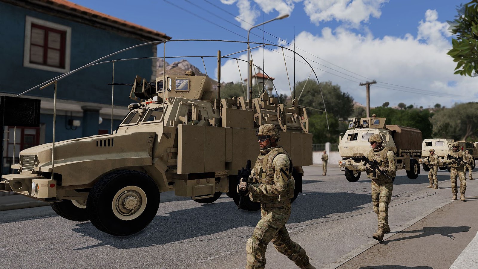 作り直された FMTV や Caiman MRAP を Arma 3 で現代軍を再現の RHS: Escalation MOD が作製 ...