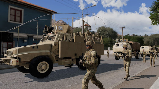 作り直された FMTV や Caiman MRAP を Arma 3 で現代軍を再現の RHS: Escalation MOD が作製 ...