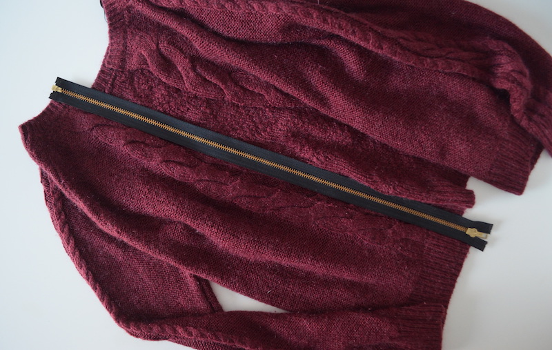 DIY BOOHOO INSPIRED ZIP BACK SWEATER | Mystylediaryy