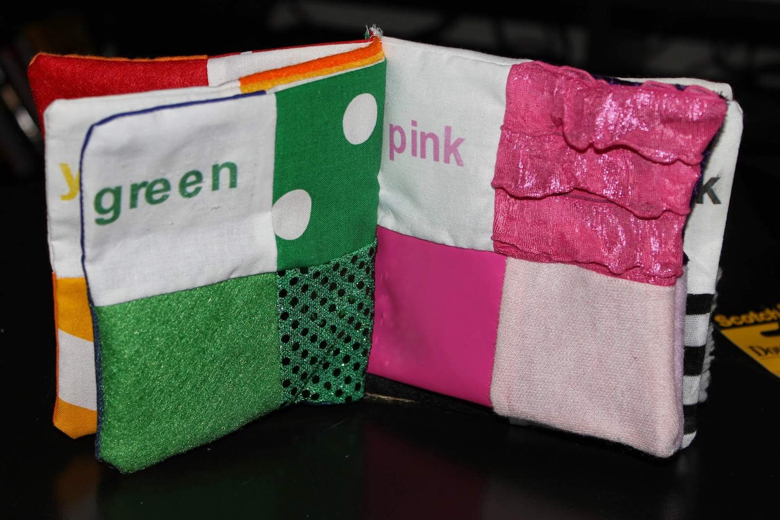 Lyndi's Projects: Color/Texture Book for Baby