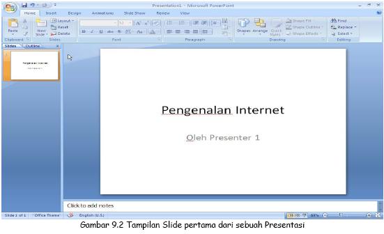 belajar komputer: Mengenal Microsoft Office Power Point 2007