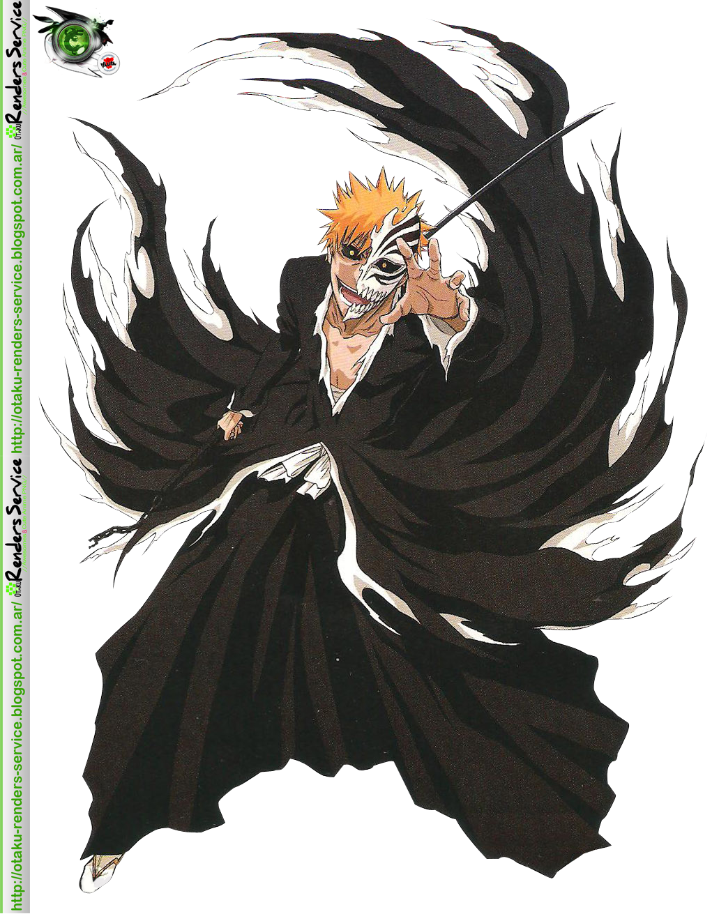 Bleach:Vizard Ichigo Kakoiii Render | ORS Anime Renders