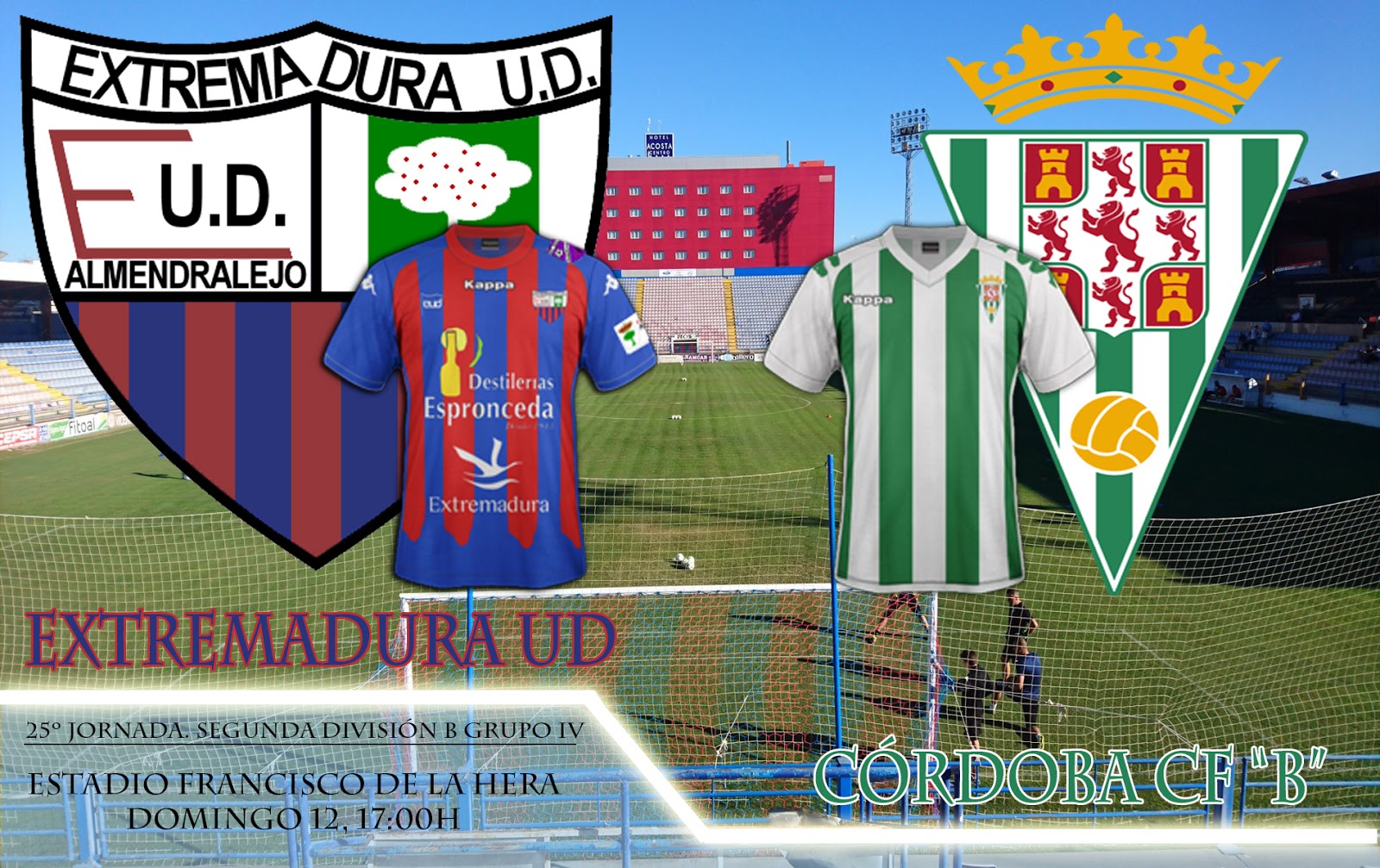 Extremadura UD: Previa : Extremadura UD vs Córdoba CF "B"