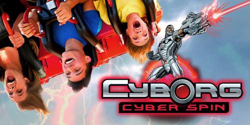 SIX FLAGS : CYBORG Cyber Spin - Coaster-Actus