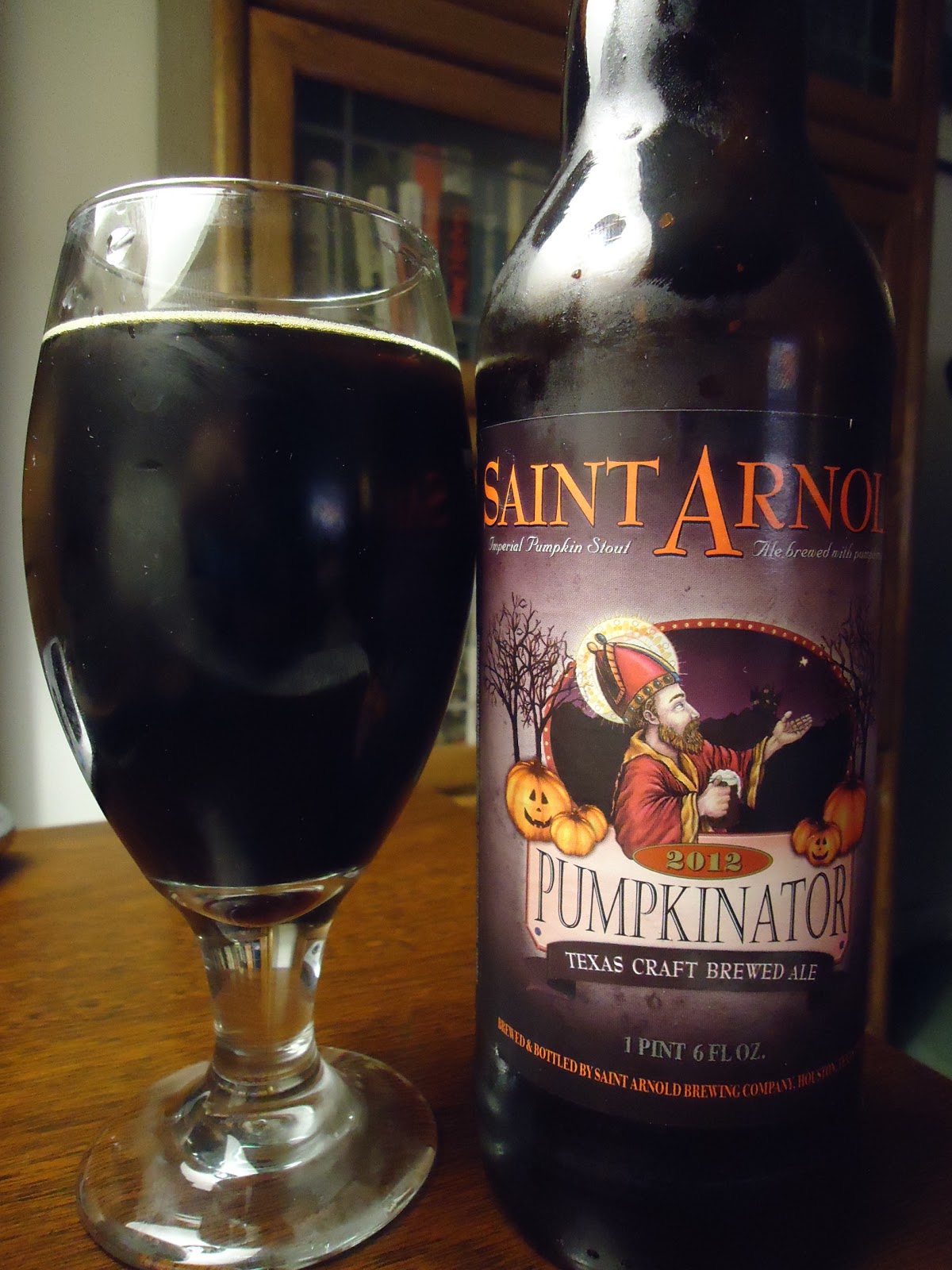 The Pittsburgh Beer Snob: Beer Review: Saint Arnold's Pumpkinator (2012)
