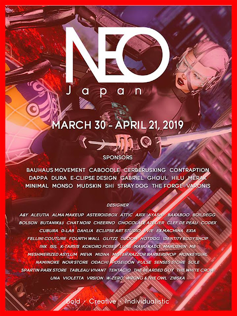 Echt Virtuell: NEO-Japan Event vom 30. März bis 21. April 2019 in SL