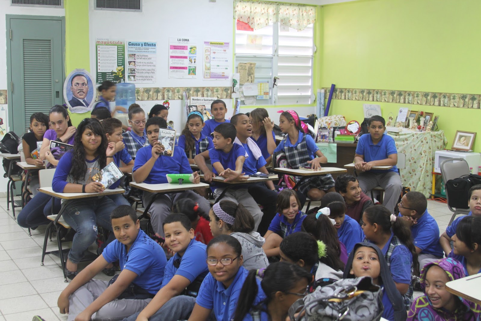 Visita a la Escuela Elemental Urbana Nueva de Ceiba, P.R.