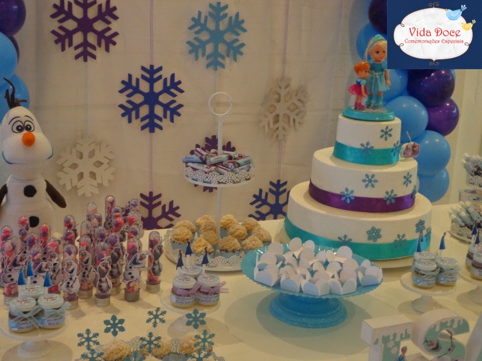 Vida Doce Comemorações Especiais: Festa Frozen
