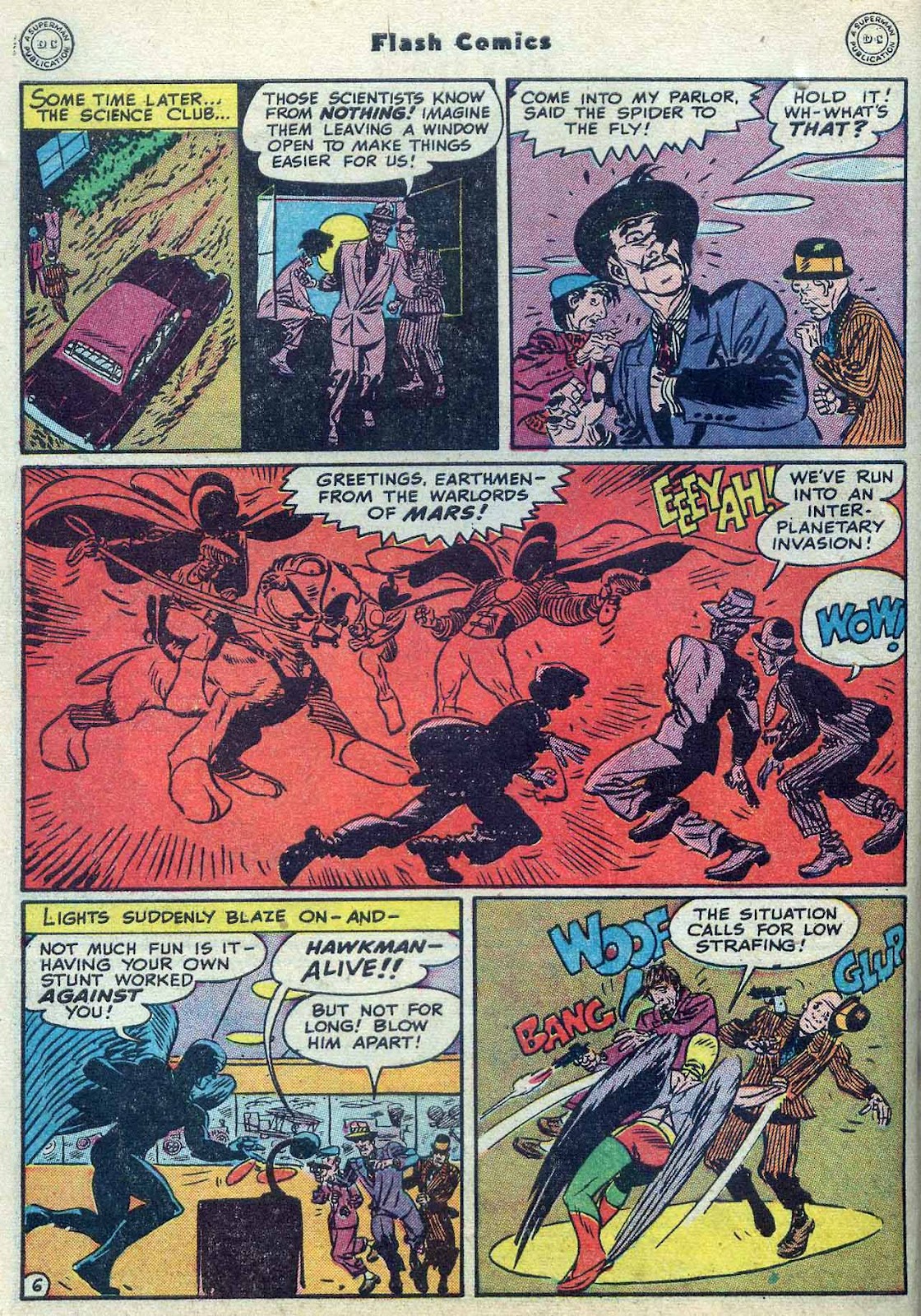 Four-Color Shadows: Hawkman-Joe Kubert-1948