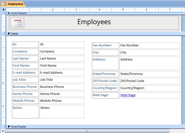 Stretching Controls When Resizing Form View ~ Learn Ms Access Tips And