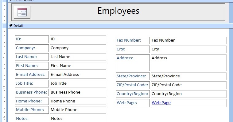 Stretching Controls When Resizing Form View ~ Learn Ms Access Tips And