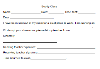 Classroom Freebies Too: Behavior Intervention: Having a Buddy Class