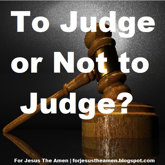 Christian Worldview Commentaries: To Judge or Not to Judge?