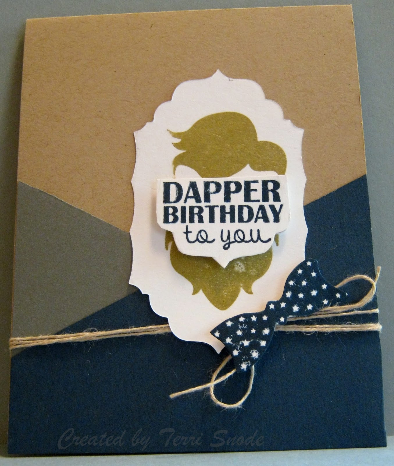 Terri's Cards N' More: Dapper Birthday