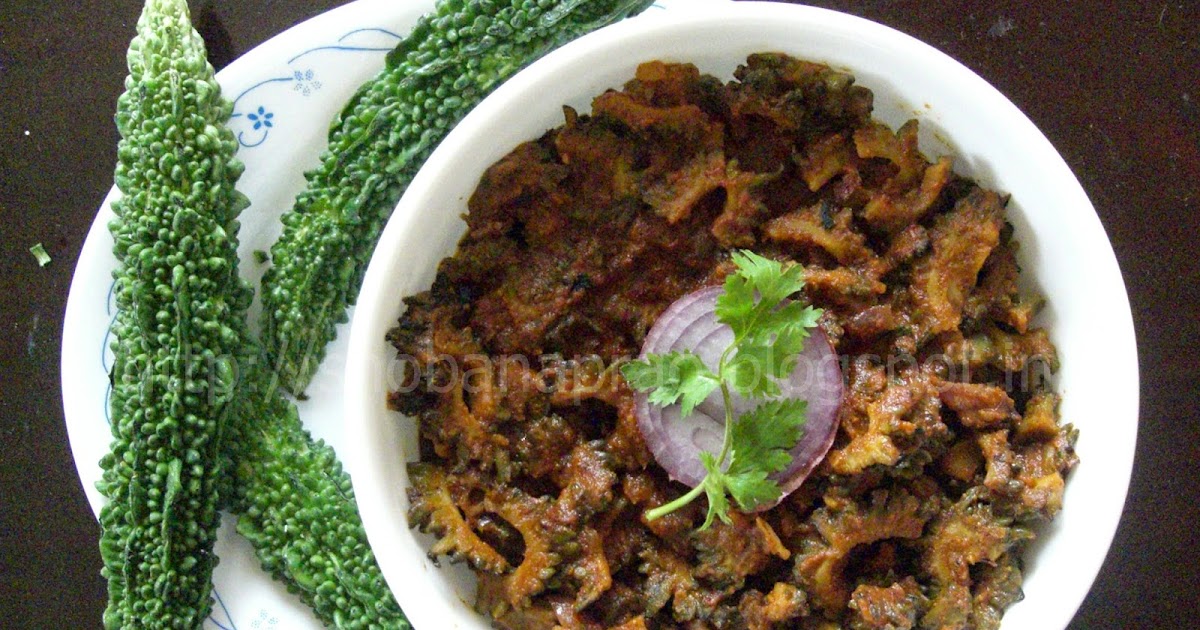 Cooking With Shobana : KARELA ANDHRA STYLE