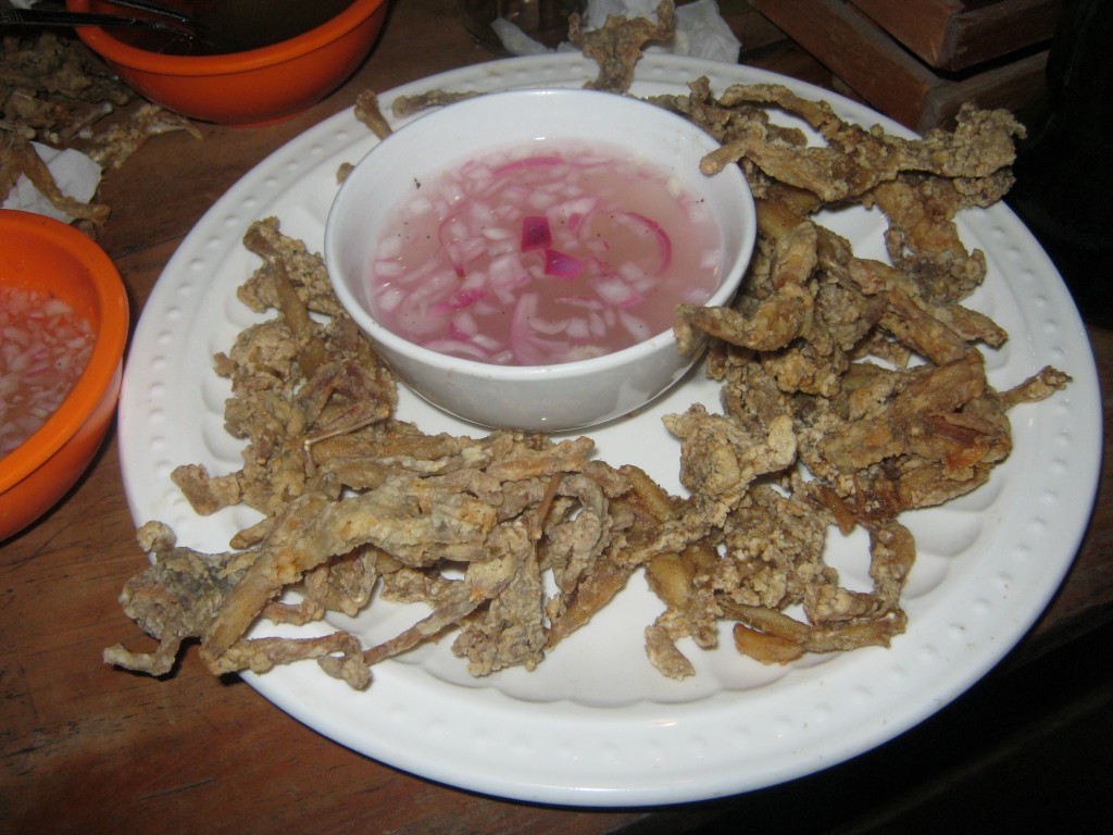 Goody Cove Grill in Davao is Serving Exotic Fried Frog