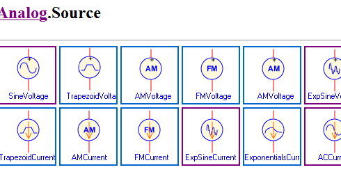 PyAMS: Source analog electrical components