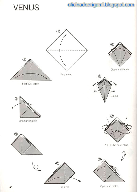 Oficina do Origami: Diagrama Kusudama Vênus
