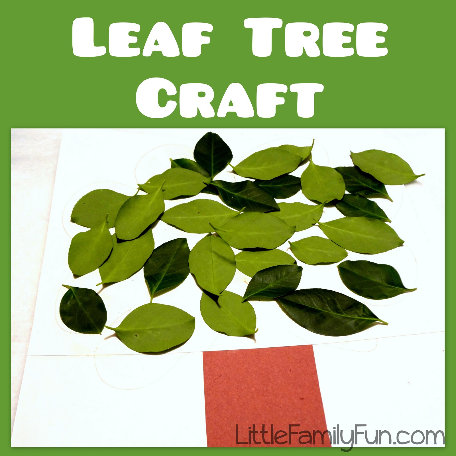 Little Family Fun: Leaf Tree Craft