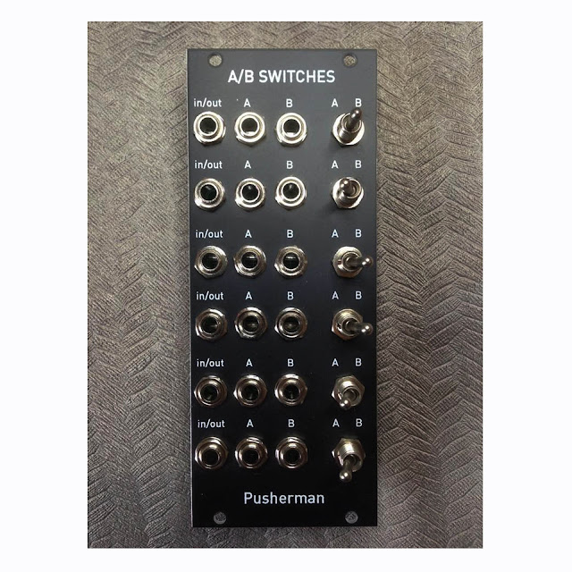 MATRIXSYNTH: Eurorack utilities are KING!!! and the Pusherman A/B Switches